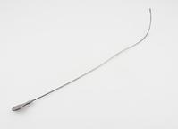 Bladder sound or catheter introducer with proximal curve and flat ...