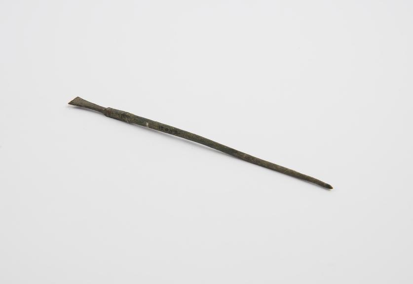 Stylus and wax smoother, iron, Roman | Science Museum Group Collection