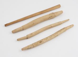 Three rebated end wood lengths, plus one length without a rebate ...