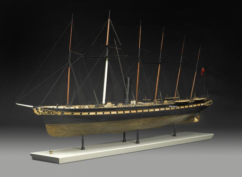 Whole model rigged of the screw steamship "Great Britain" | Science ...