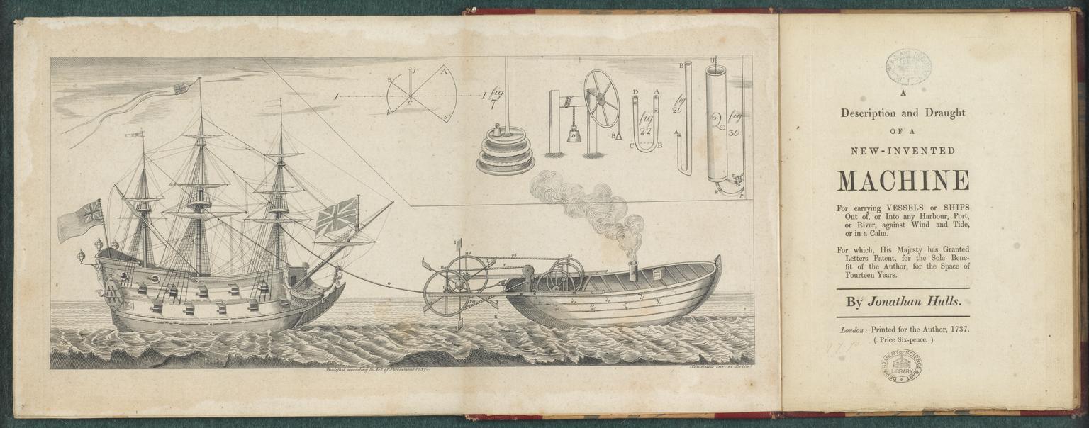 Jonathan Hull's 'A Description and Draught of a Newly-Invented Machine ...