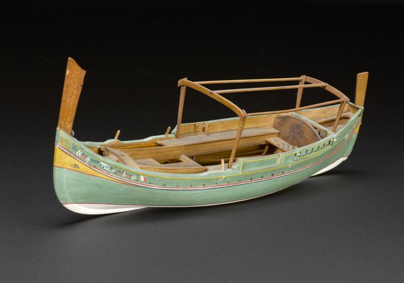 Model of a Maltese Waterman Boat | Science Museum Group Collection