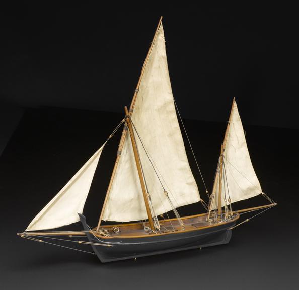 Whole model of a Spanish Felucca | Science Museum Group Collection