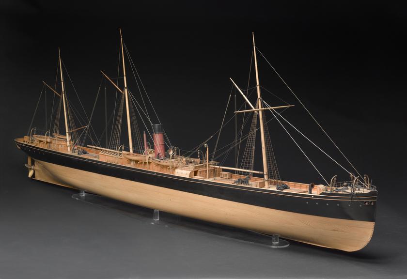 Rigged Model of the Glen Line Cos Screw Steamer "Glenartney" | Science ...