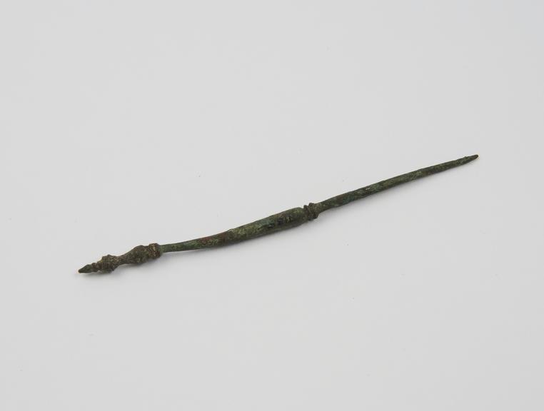 Pointed probe with decorated head | Science Museum Group Collection