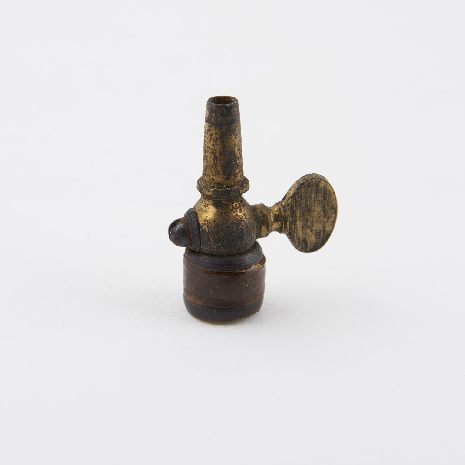 Drainage tube, tap only, brass. | Science Museum Group Collection