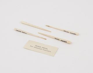 4 bone pegs | Science Museum Group Collection