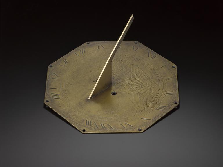 Sun-and-moon dial by Elias Allen | Science Museum Group Collection