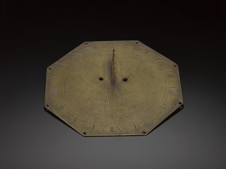 Sun-and-moon dial by Elias Allen | Science Museum Group Collection