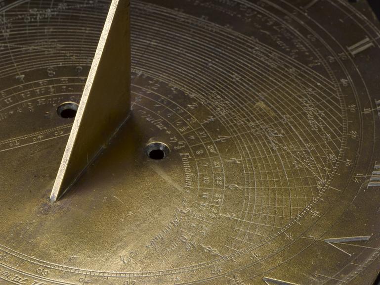 Sun-and-moon dial by Elias Allen | Science Museum Group Collection