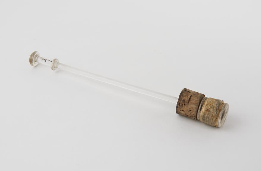 Glass piston rod only | Science Museum Group Collection