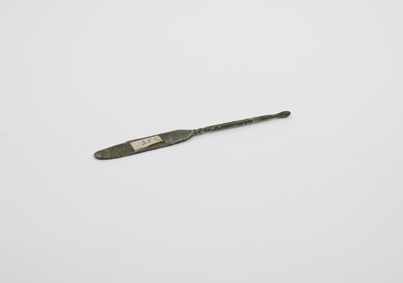 Combined spatula and olive ended probe | Science Museum Group Collection
