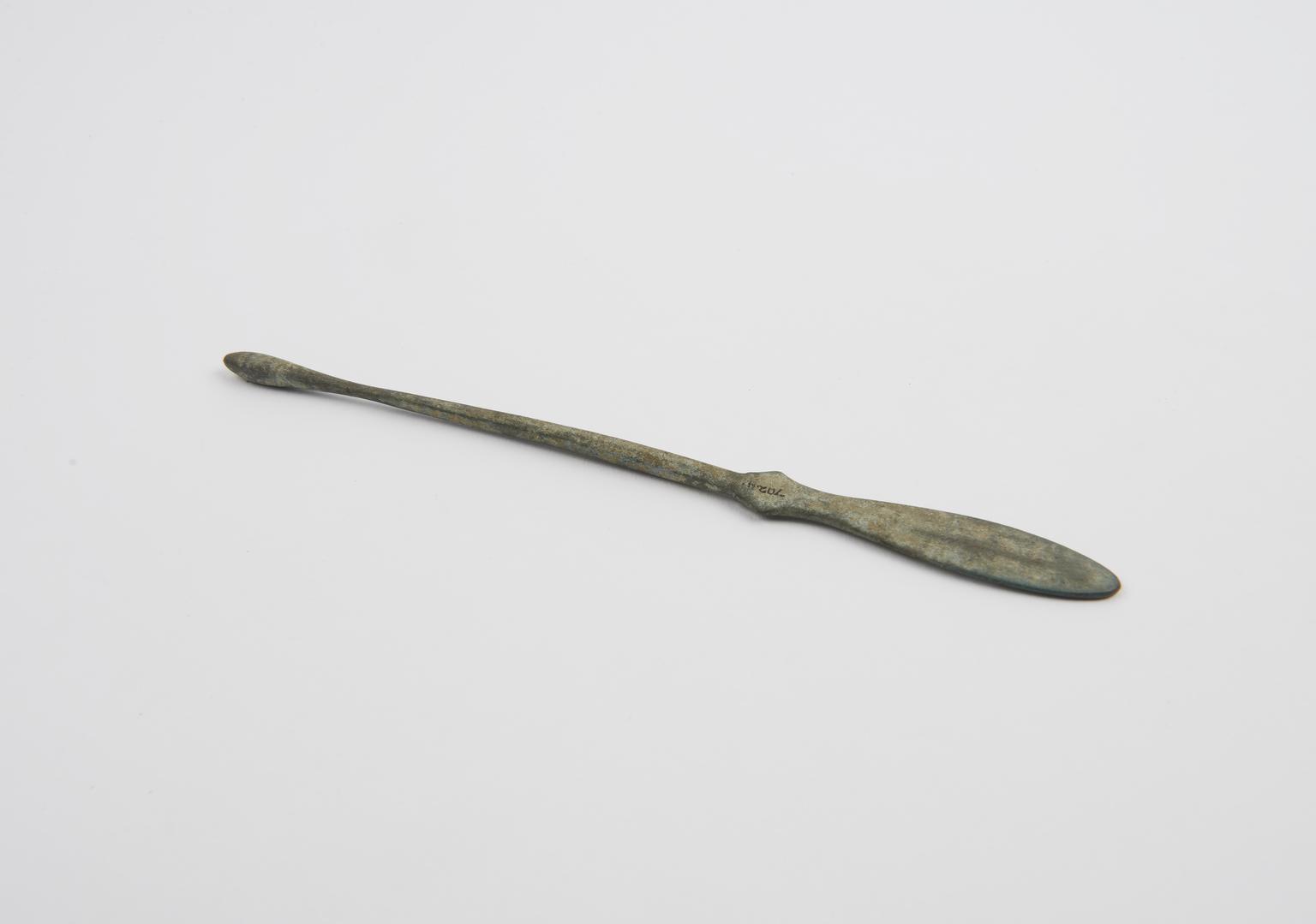 Combined spatula and olive ended probe | Science Museum Group Collection