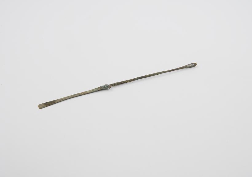 Combined spatula and olive ended probe | Science Museum Group Collection
