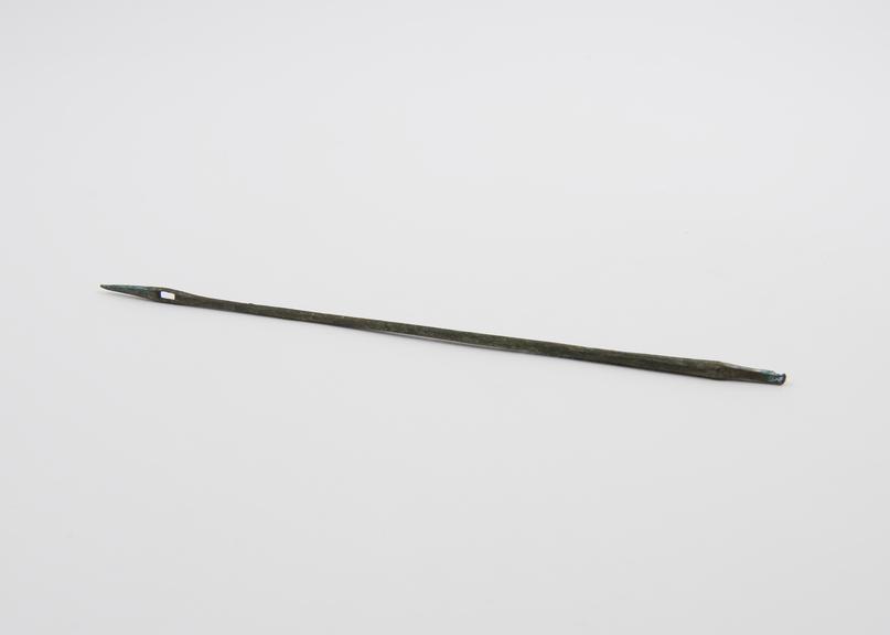 Needle, square-ended, bronze, Roman, 199-500 CE | Science Museum Group ...