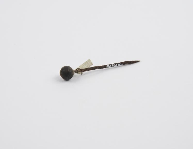 Pin, bronze and iron, Roman, from Finsbury, London | Science Museum ...