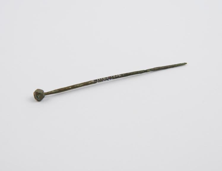 Pin, bronze, Roman, 199 BC- 500 AD | Science Museum Group Collection