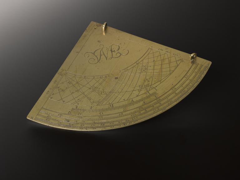 Gunter quadrant by Walter Hayes | Science Museum Group Collection