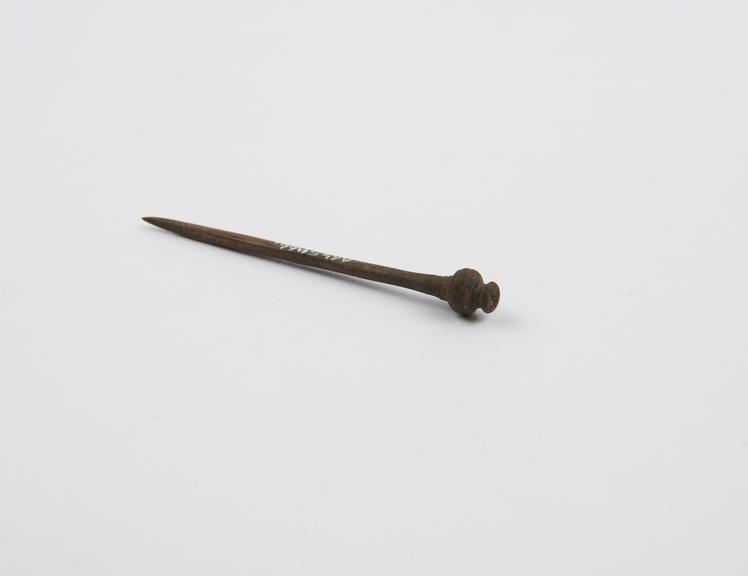 Pin, bronze | Science Museum Group Collection