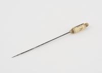 Grooved needle with incomplete ivory case | Science Museum Group Collection