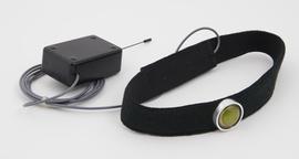 Sound sensor in throat strap with electronic control unit | Science ...