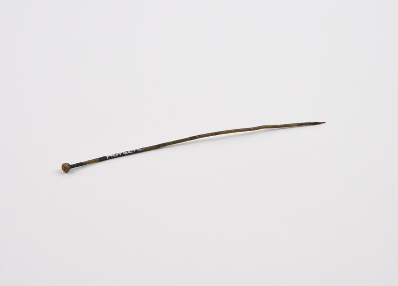 Bronze pin, Roman (?), 200BC-400AD | Science Museum Group Collection