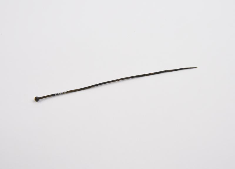 Long curved pin, bronze, Roman, 50BC-500AD | Science Museum Group ...