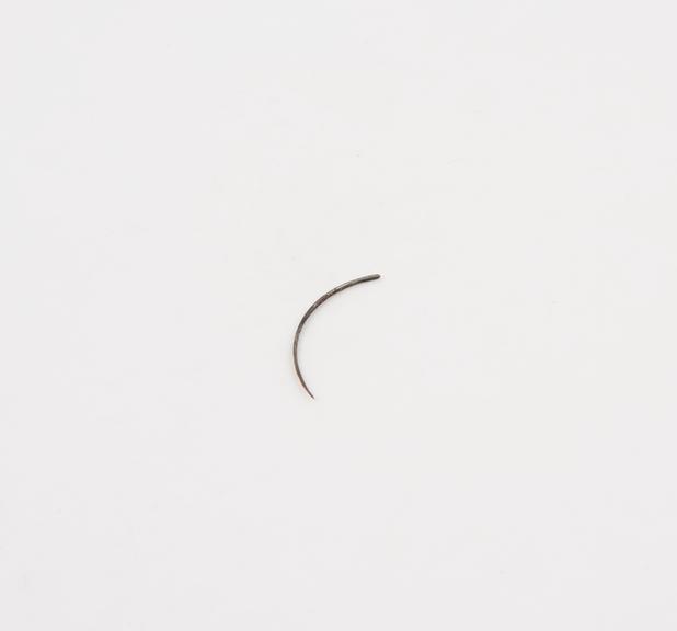Suture needle, steel, curved | Science Museum Group Collection