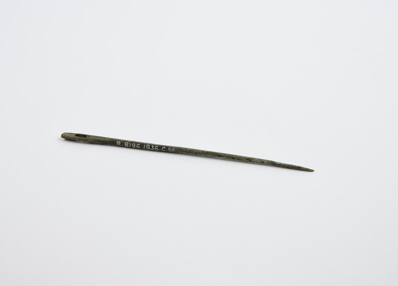 Needle, bronze, Roman, from Sforza collection | Science Museum Group ...
