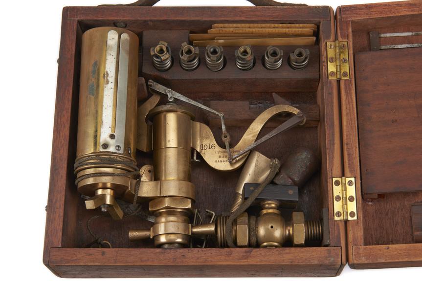 Isaac Storey & Sons steam engine indicator | Science Museum Group ...