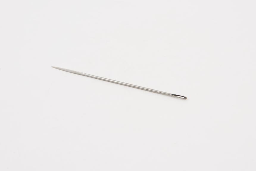 Suture needle, straight, steel | Science Museum Group Collection