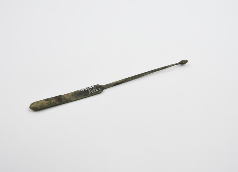 Combined spatula and olive ended probe | Science Museum Group Collection