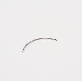 Suture needle, curved, steel | Science Museum Group Collection