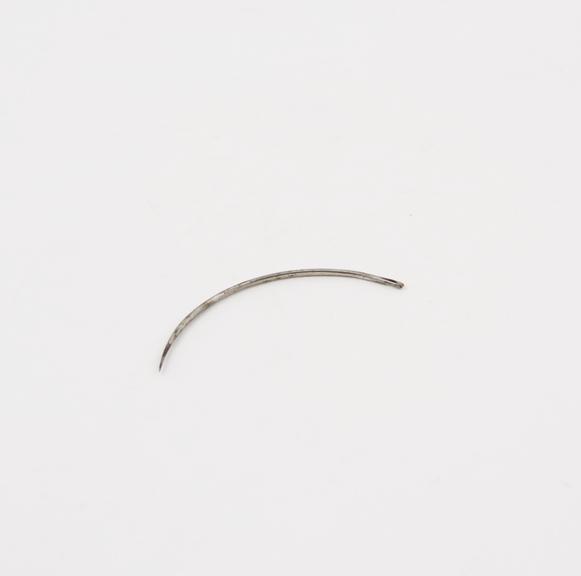 Suture needle, curved, steel | Science Museum Group Collection
