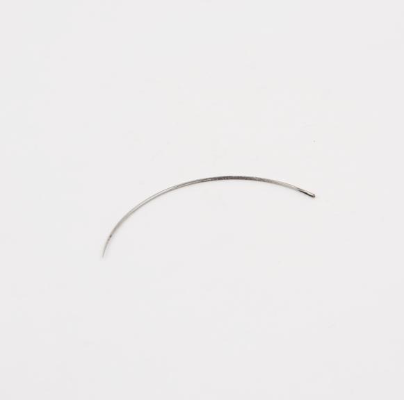 Suture needle, steel, curved | Science Museum Group Collection