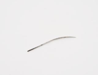 Suture needle, steel, half-curved | Science Museum Group Collection