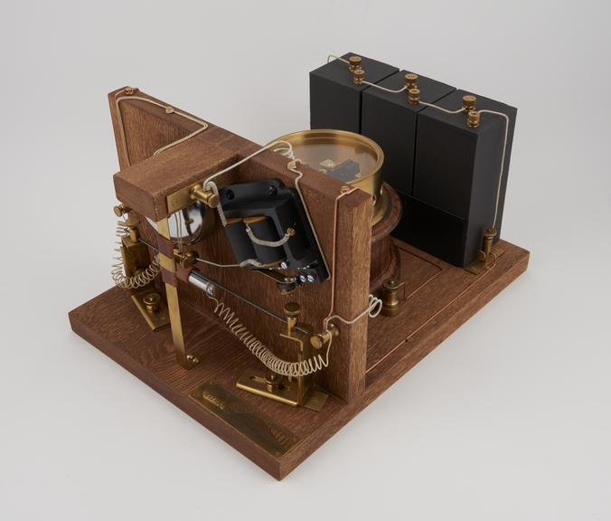 Model of A S Popov's 1895 Lodge-type coherer receiver, 2014 | Science ...