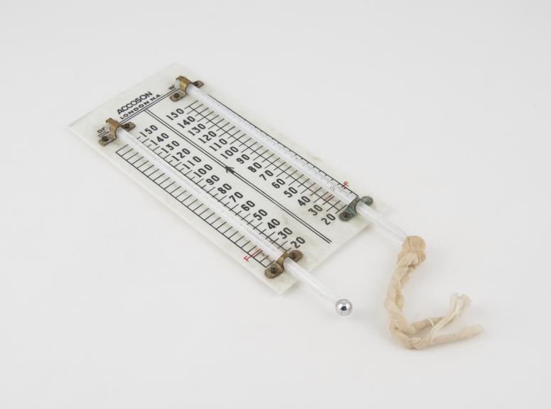 Wet and dry bulb psychrometer for humidity measurement | Science Museum ...