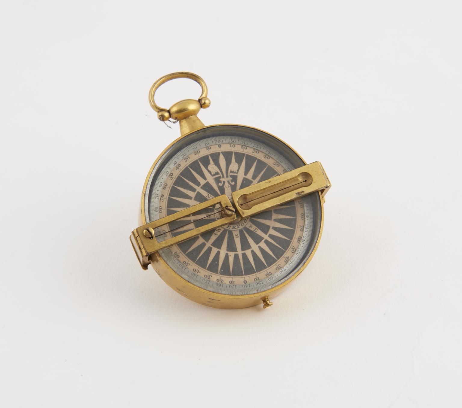 Azimuth Sighting Compass, British, 1818-1850 | Science Museum Group ...