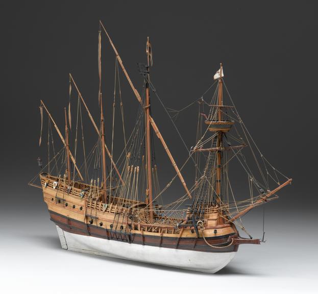 Rigged model of a Portuguese caravela | Science Museum Group Collection