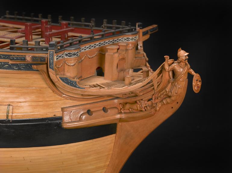 Model of H.M.S. Warrior (formerly identified as HMS Theseus) | Science ...