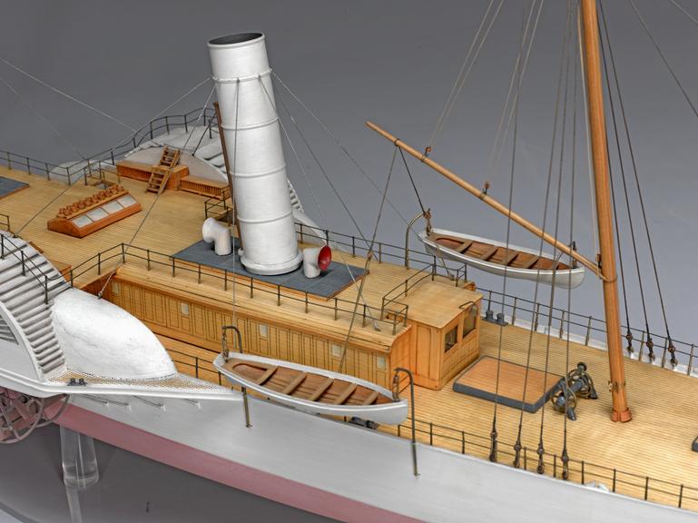 Model of the paddle steamer 'Colonel Lamb' | Science Museum Group ...
