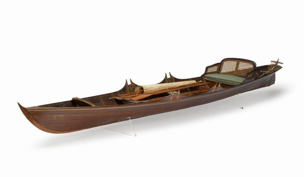 Model of Thames pleasure skiff | Science Museum Group Collection
