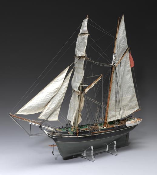 Model of H.M. Brigantine 'Dolphin' | Science Museum Group Collection