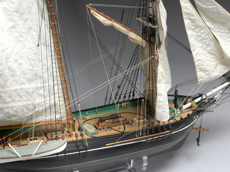 Model of H.M. Brigantine 'Dolphin' | Science Museum Group Collection