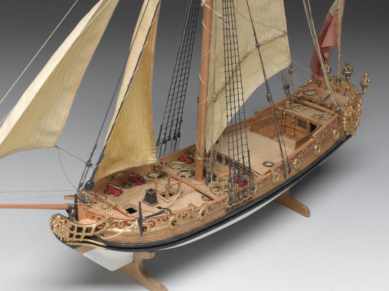 Model of 'Stuart' yacht | Science Museum Group Collection