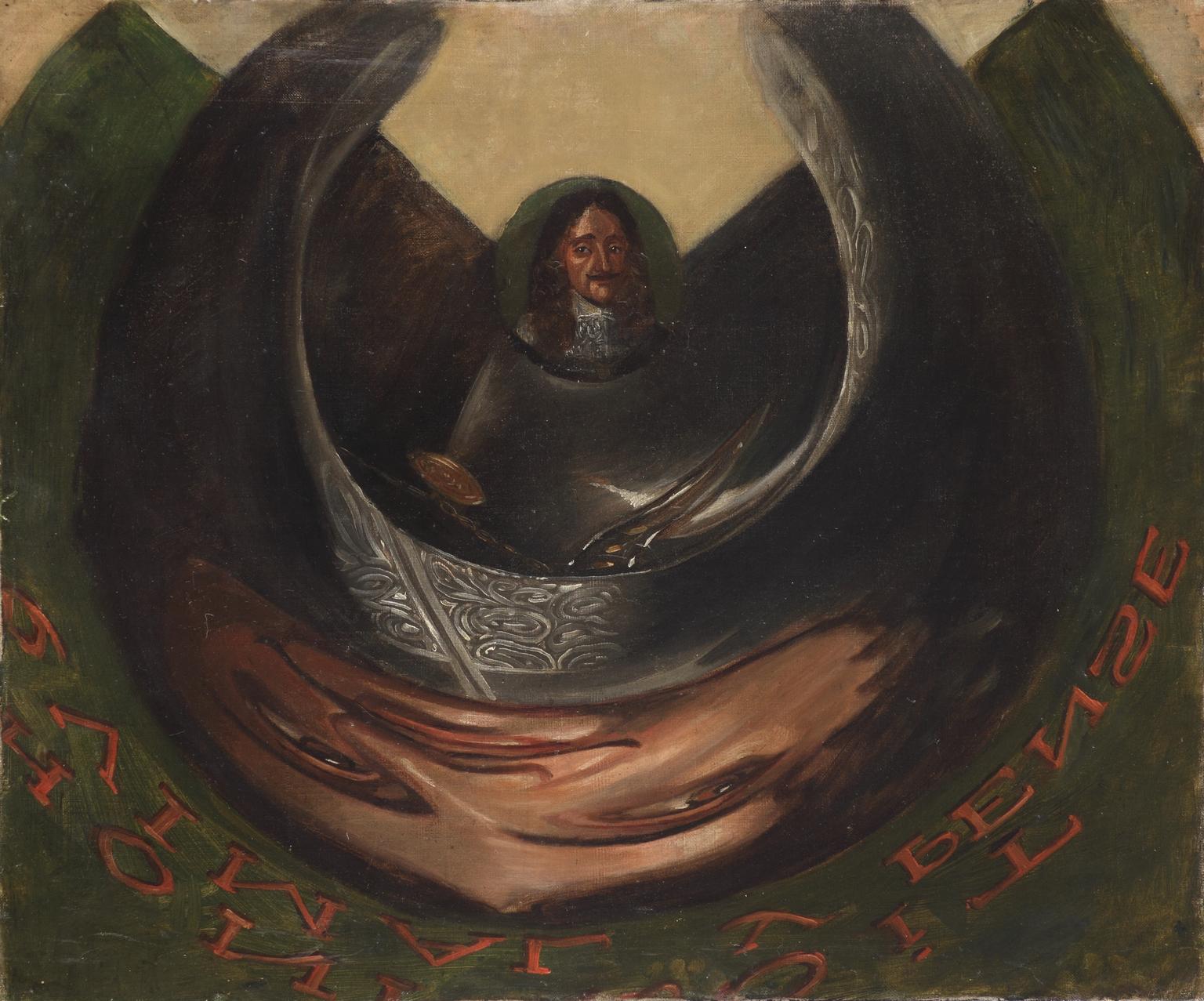 Anamorphosis of King Charles I | Science Museum Group Collection