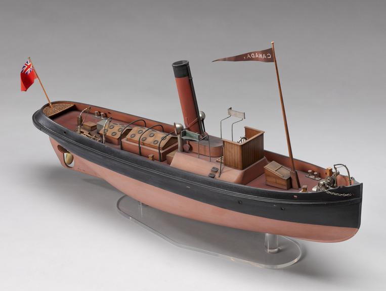 Model of the steam tug 'Canada' | Science Museum Group Collection