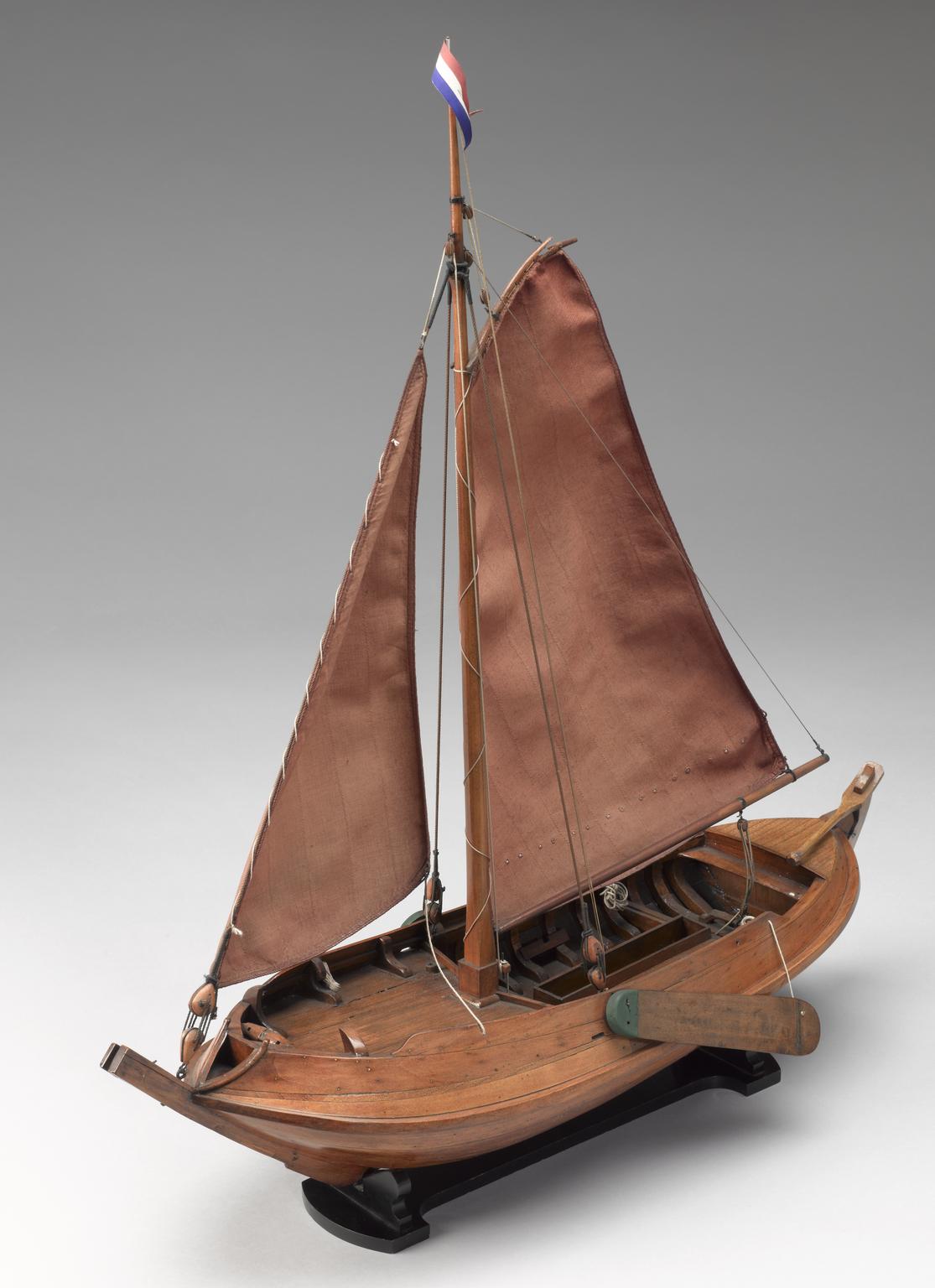 Rigged model of Dutch Schommer | Science Museum Group Collection