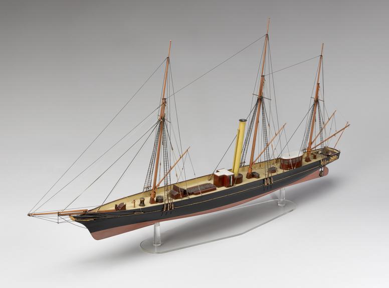 Whole model of the Royal steam yacht 'Fairy' | Science Museum Group ...